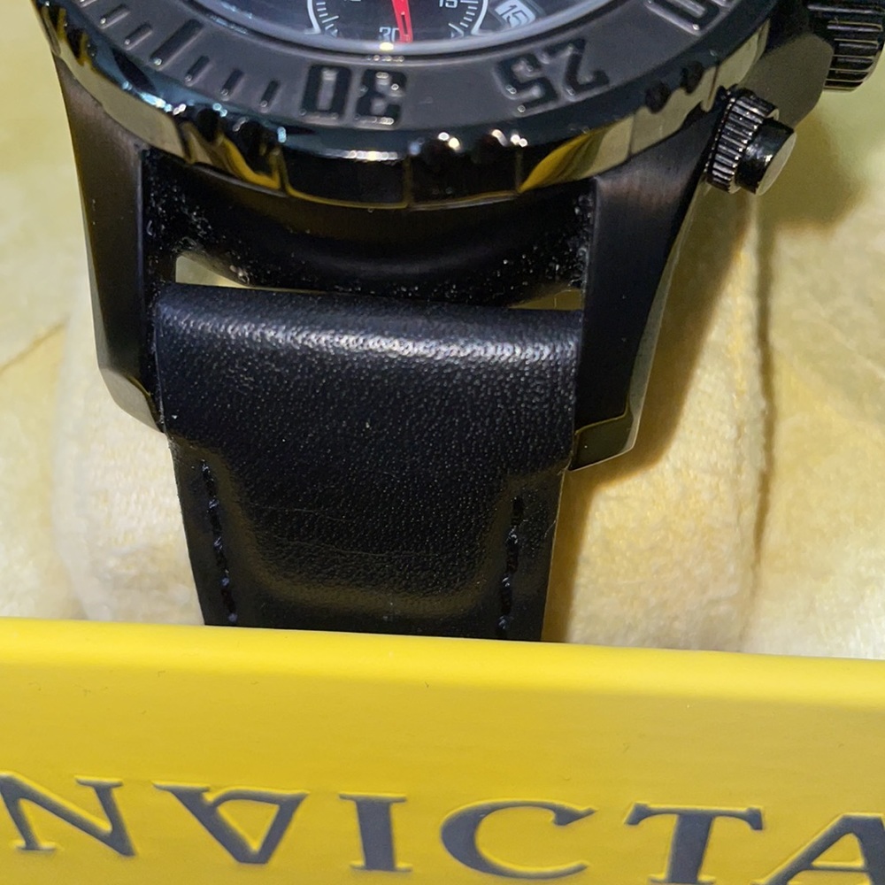 Invicta Chronograph Gunmetal Ion-Plated Watch - Gem